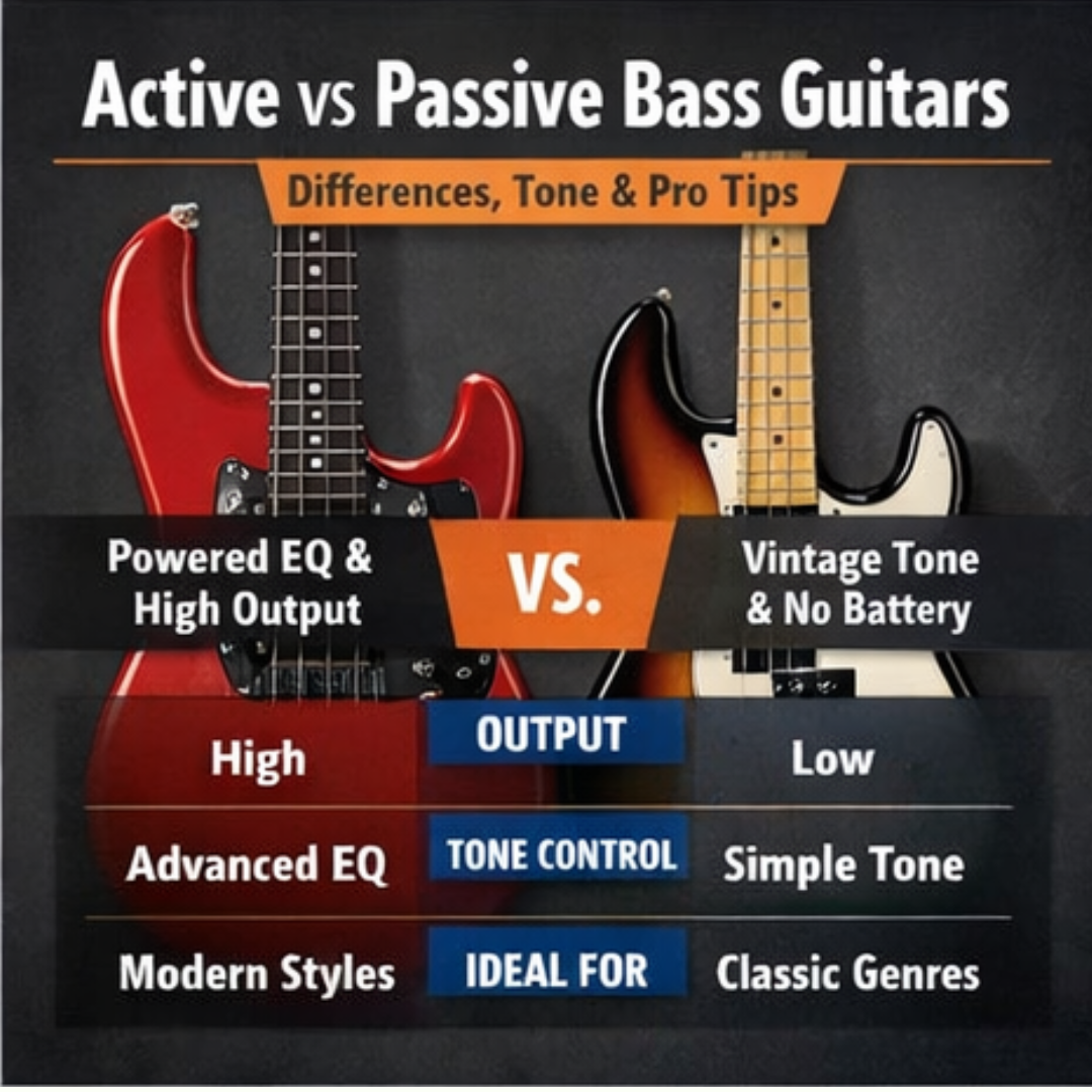 Active vs Passive Bass Guitars: A Complete Guide