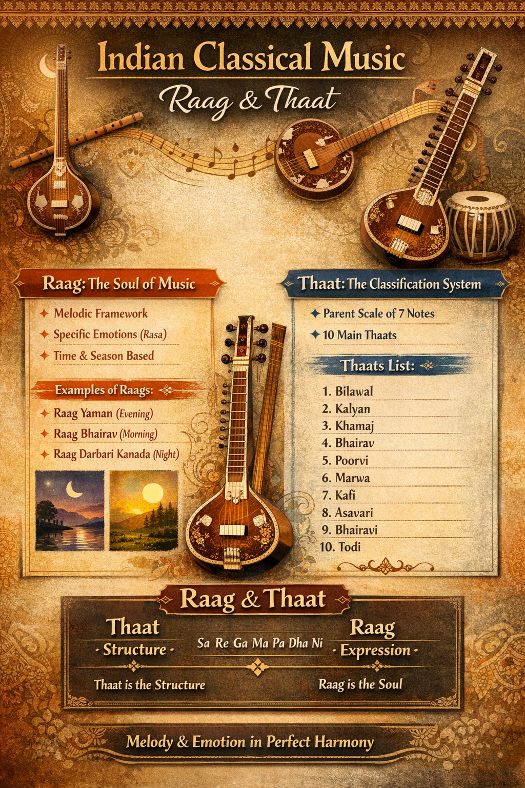 Indian Classical Music: The Foundation of Raag and Thaat